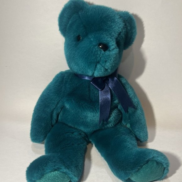 Ty | Toys | Ty Beanie Buddies Teddy Bear 200 Plush Teal Stuffed Animal ...